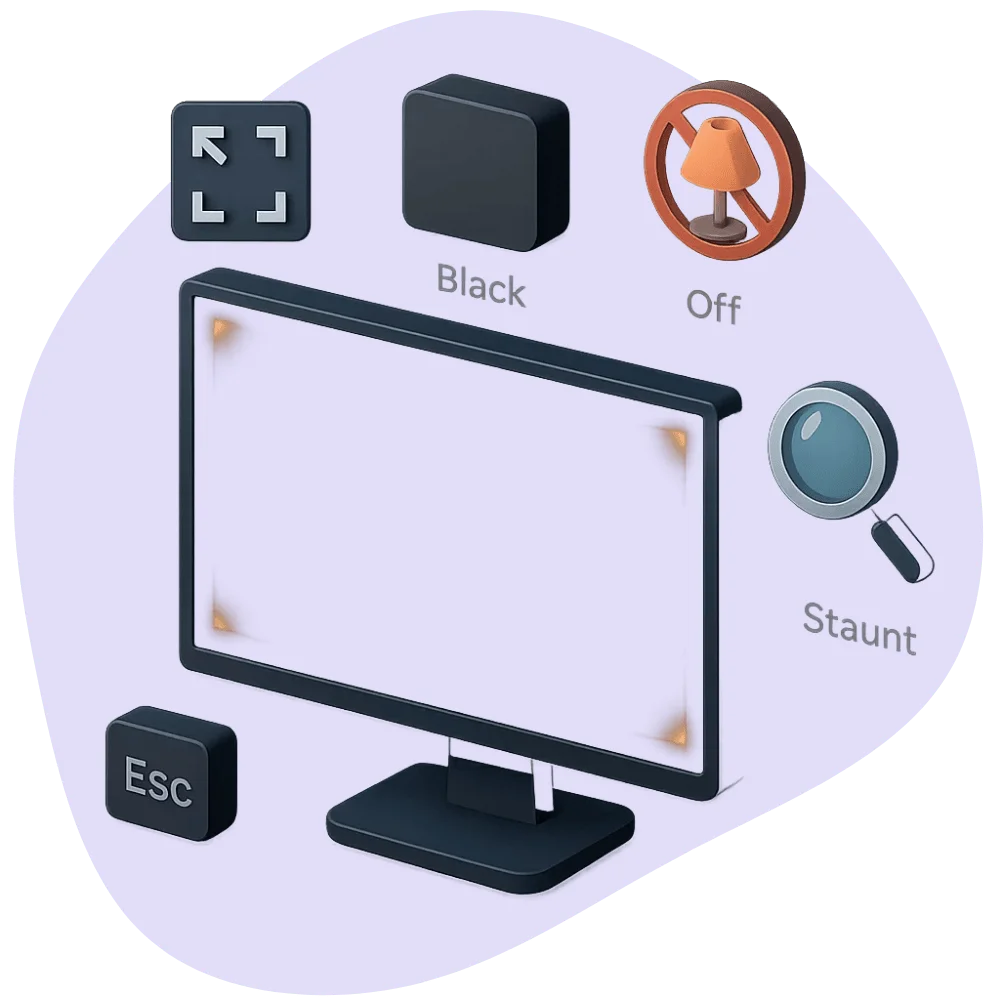 Backlight Bleed Test | Screen Bleeding Test Android & Moniter